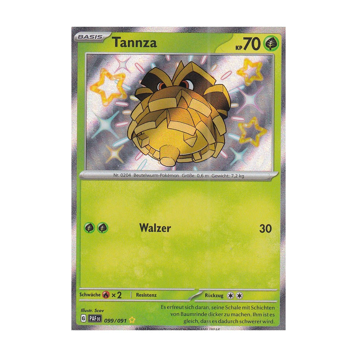 Tannza 099/091 Shiny Paldeas Schicksale Pokemon Karte kaufen