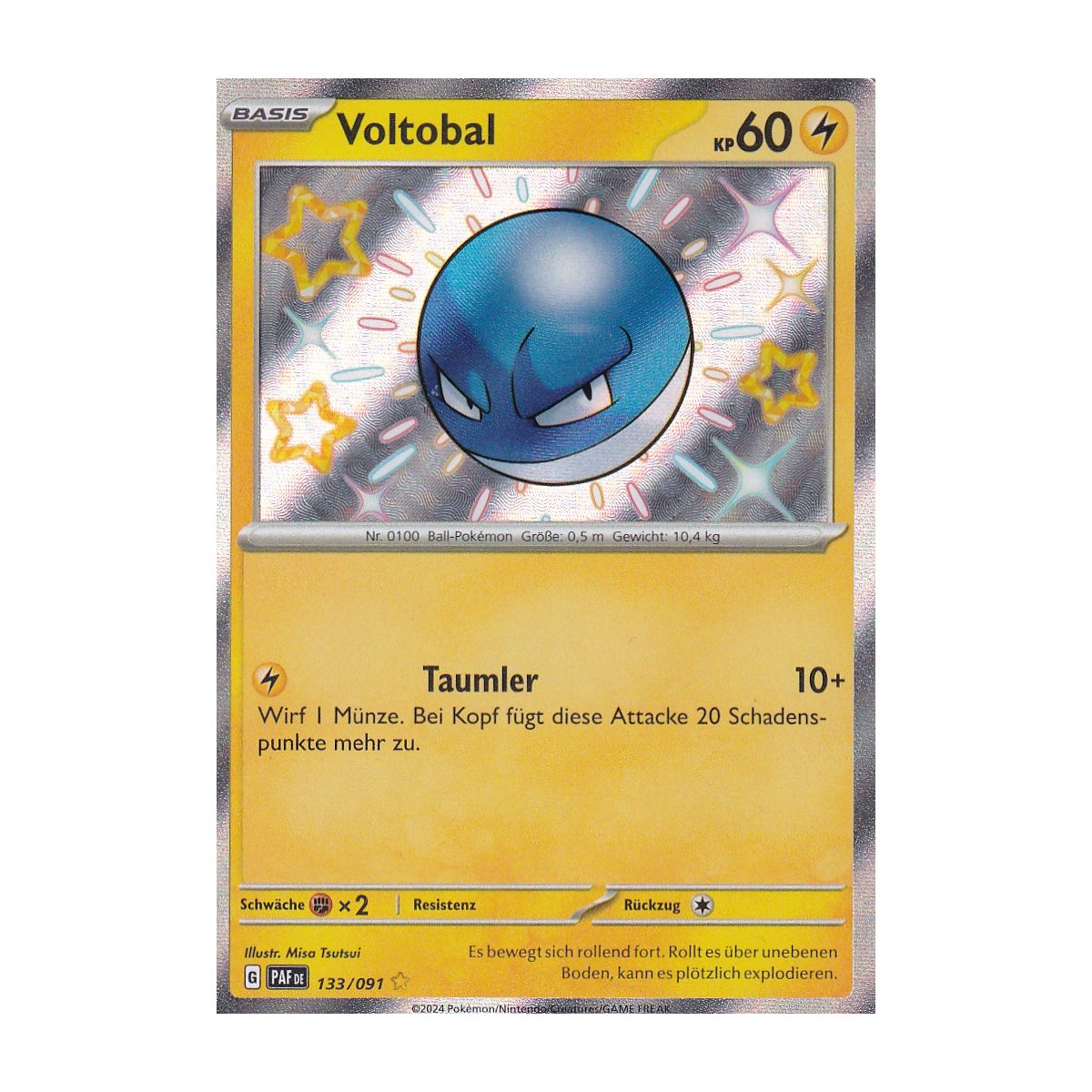 Voltobal 133/091 Shiny Paldeas Schicksale Pokemon Karte kaufen