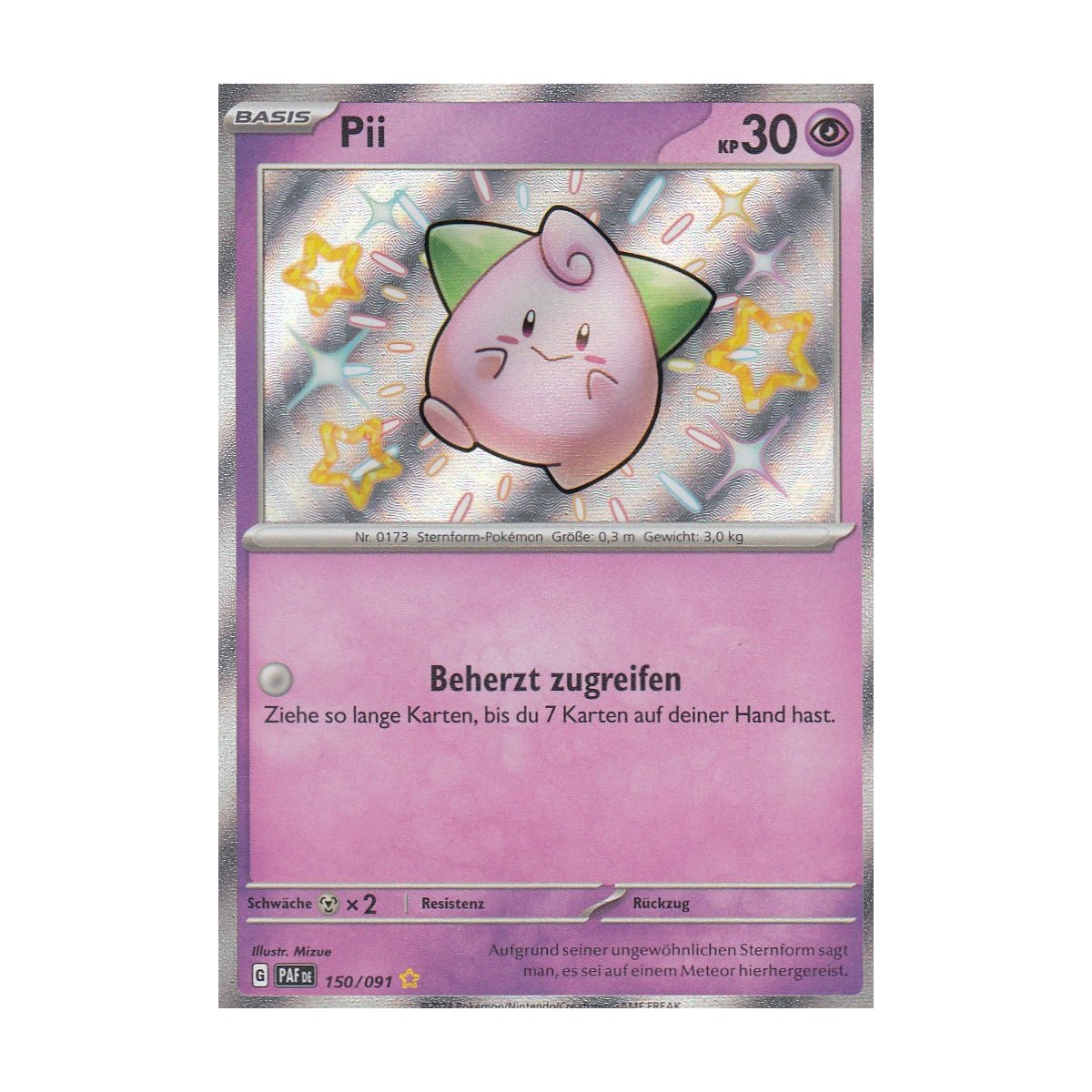 Pii 150/091 Shiny Paldeas Schicksale Pokemon Karte günstig kaufen