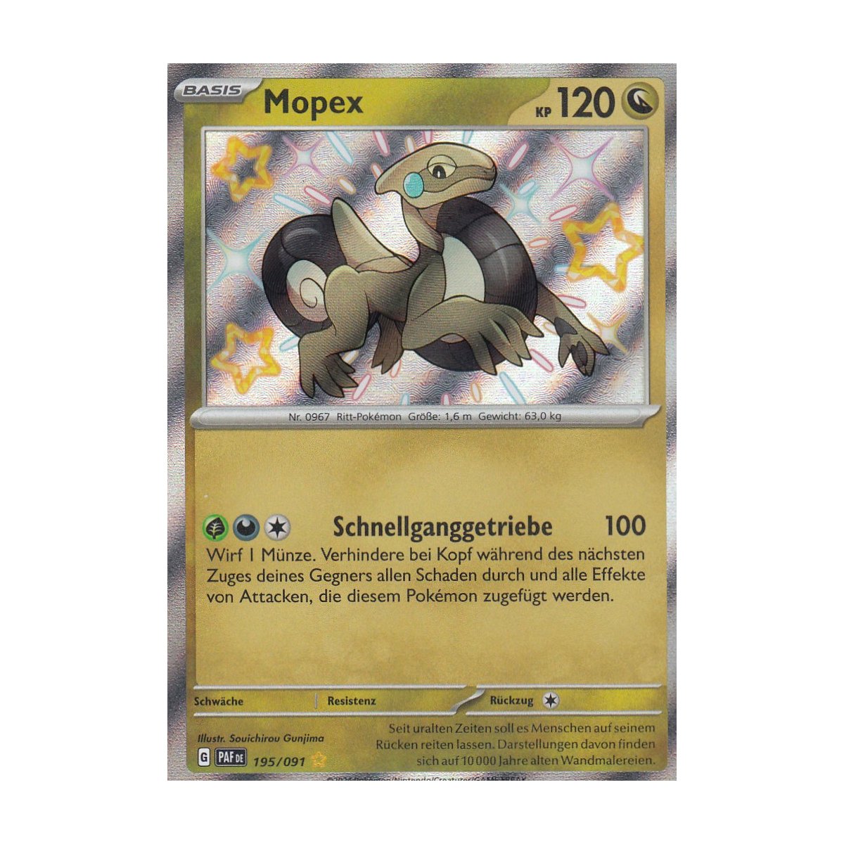 Mopex 195/091 Shiny Paldeas Schicksale Pokemon Karte kaufen