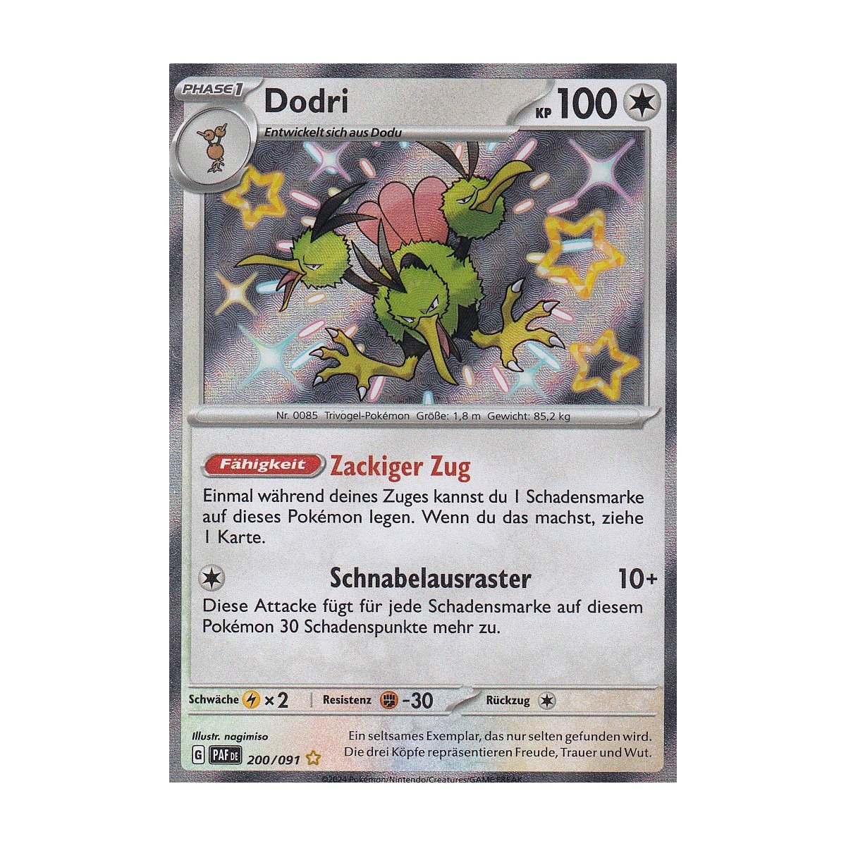 Dodri 200/091 Shiny Paldeas Schicksale Pokemon Karte kaufen