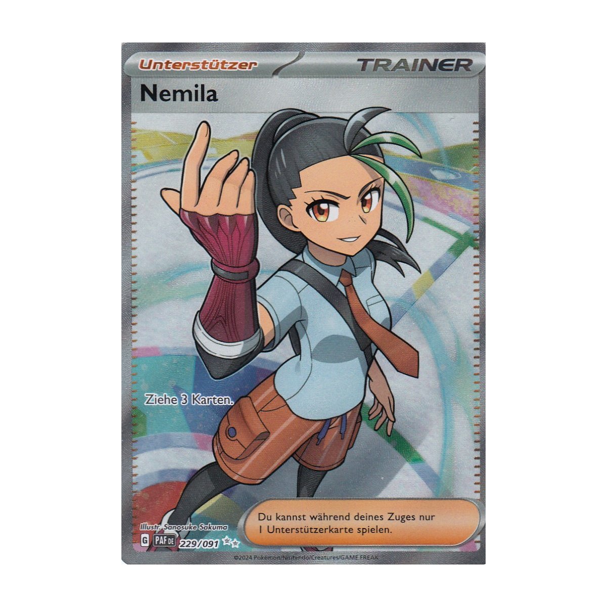 Nemila 229/091 Fullart Paldeas Schicksale Pokemon Karte kaufen
