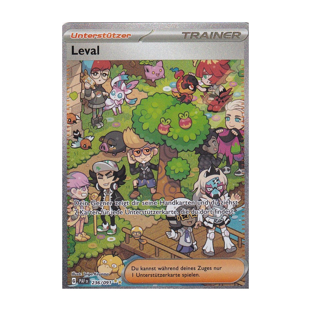 Leval 236/091 Special Illustration Rare Paldeas Schicksale Pokemon ...