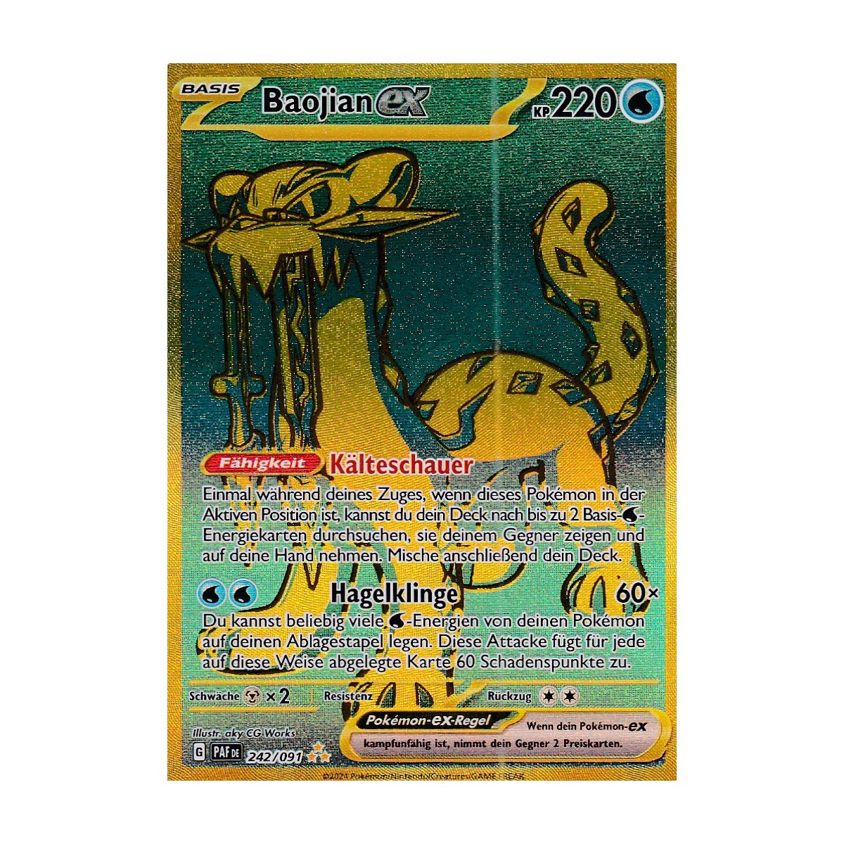 Baojioan-ex 242/091 Hyper Rare Paldeas Schicksale Pokemon Karte kaufen