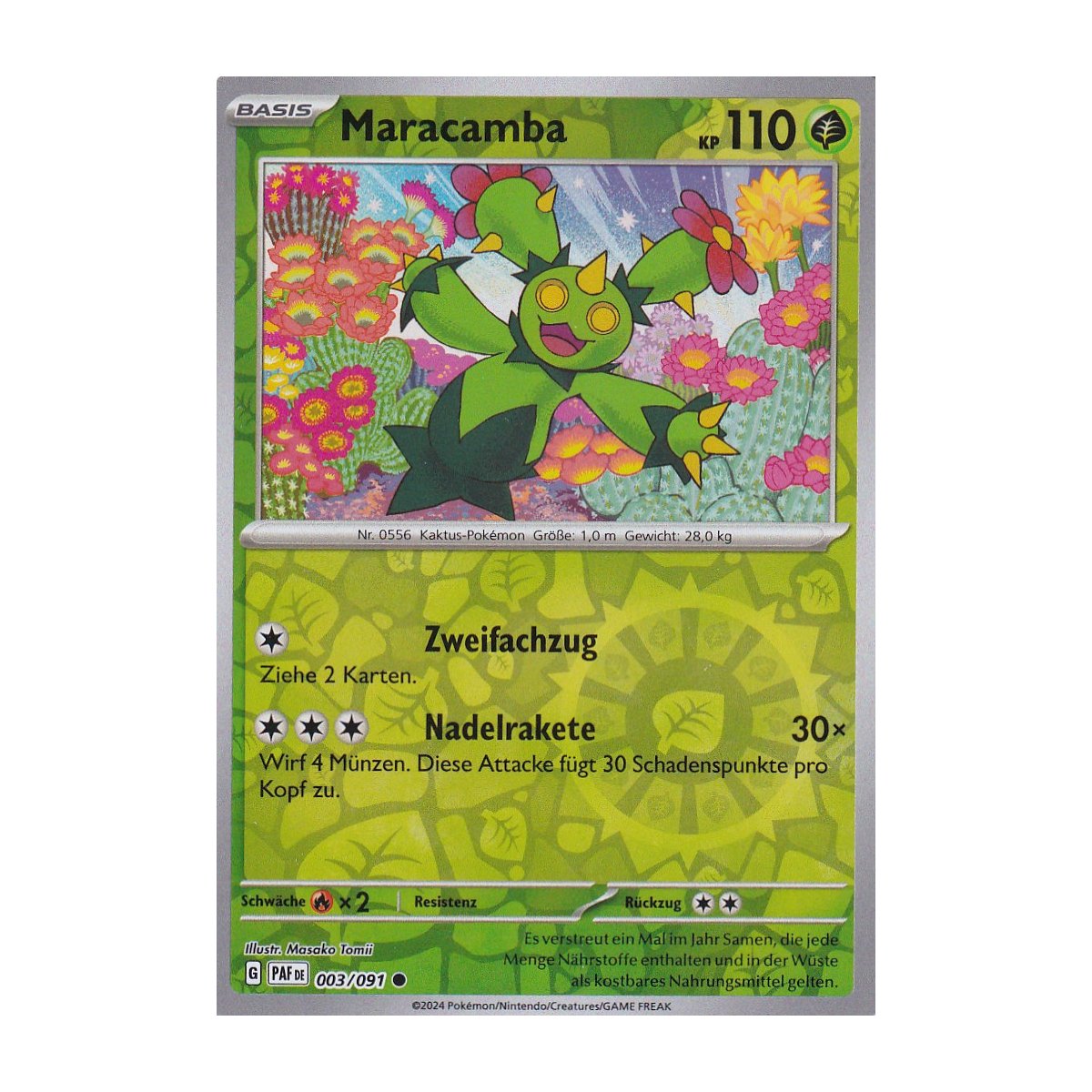 Maracamba 003/091 REVERSE HOLO Paldeas Schicksale Pokemon Karte kaufen