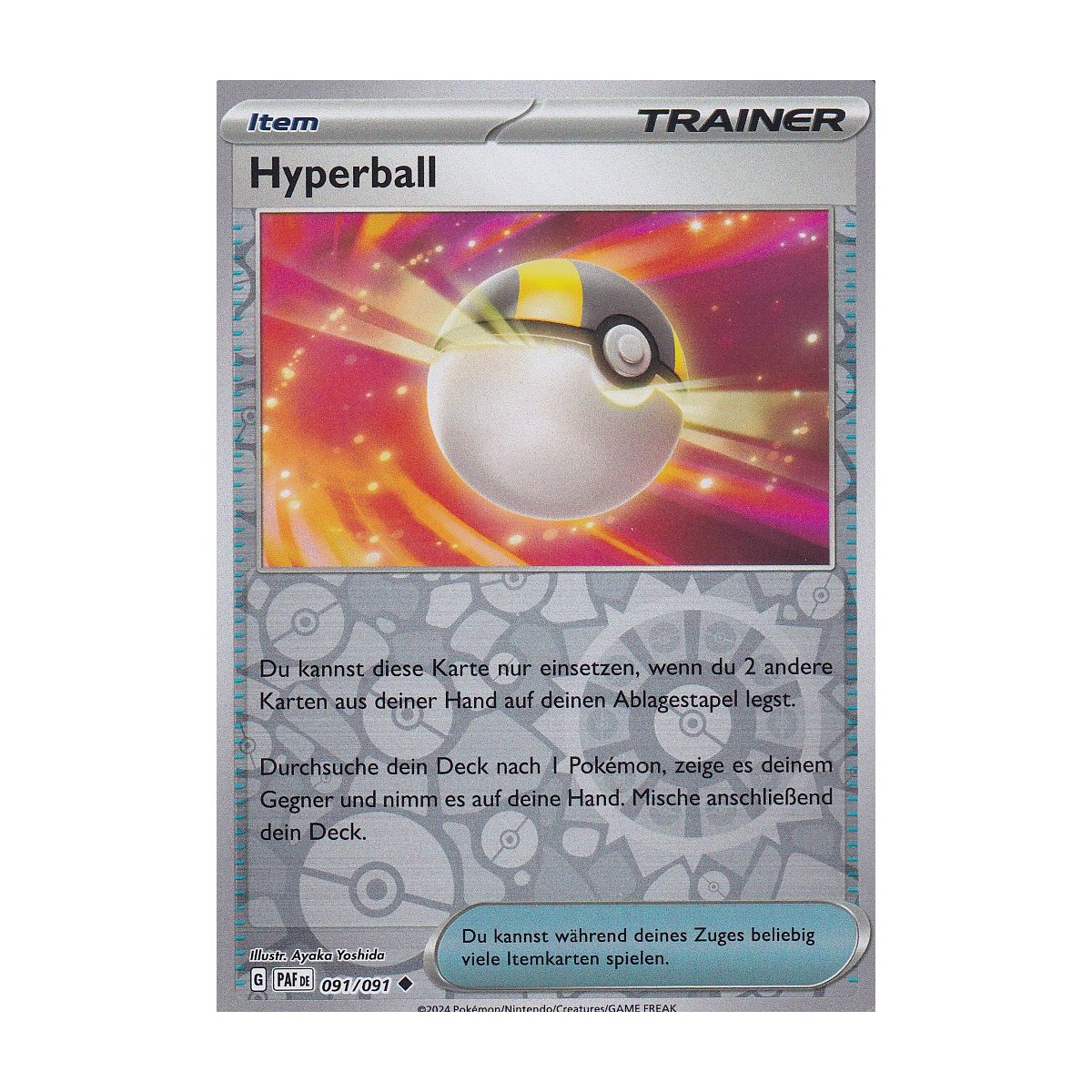 Hyperball 091/091 REVERSE HOLO Paldeas Schicksale Pokemon Karte kaufen