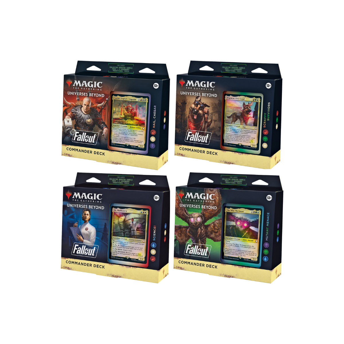 Fallout Commander Decks (alle 4, englisch) Magic the Gathering kaufen