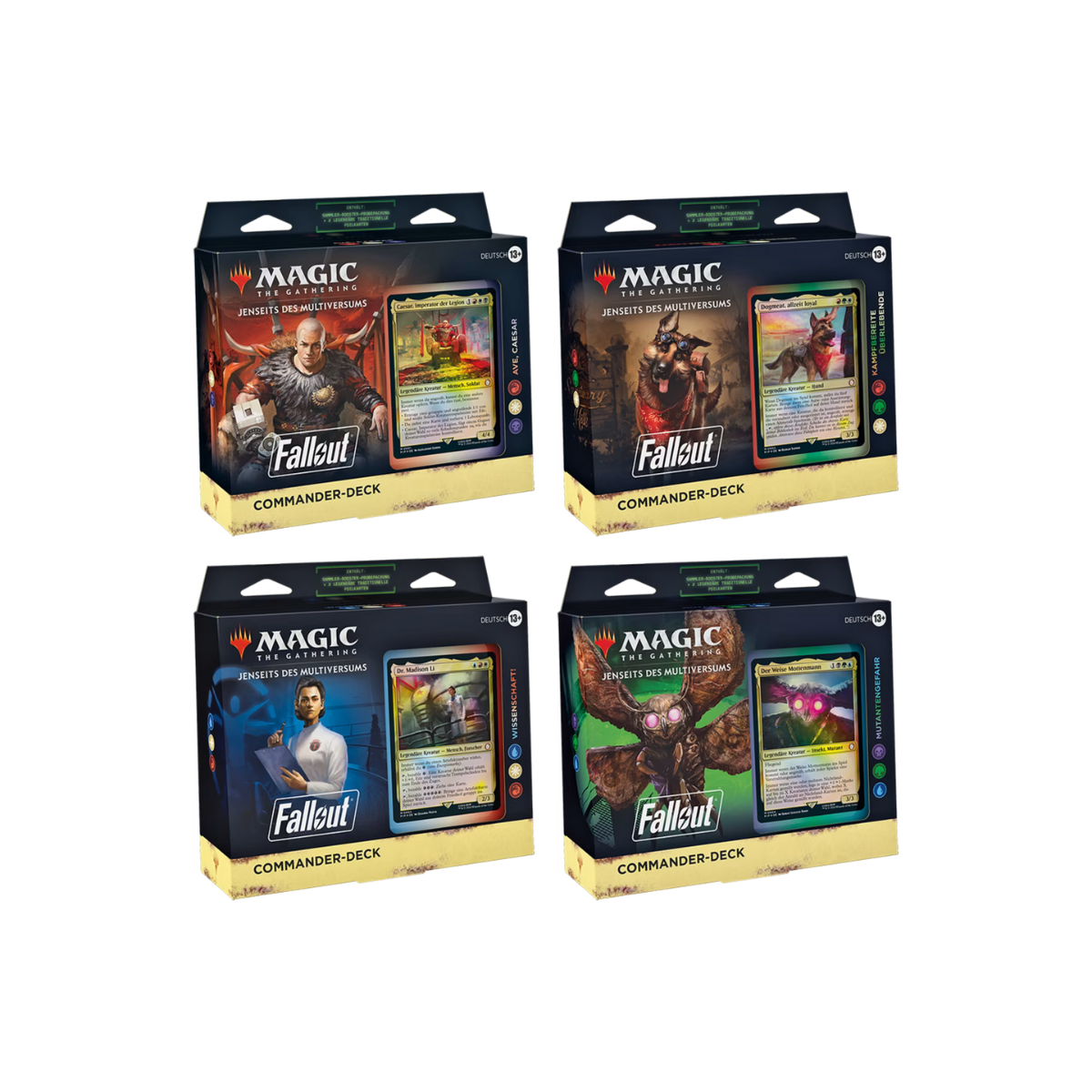 Fallout Commander Decks (alle 4, deutsch) Magic the Gathering kaufen
