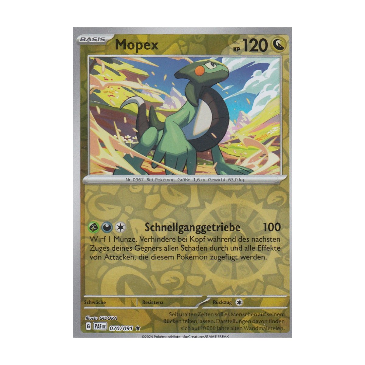 Mopex 070/091 Holo REVERSE HOLO Paldeas Schicksale Pokemon Karte kaufen