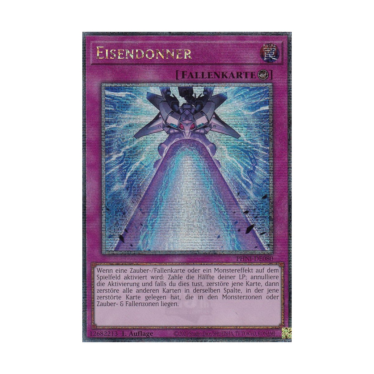 Eisendonner (Quarter Century Secret Rare) PHNI-DE080-Quarter-Century-Secret-Rare PHNI-DE080 ...