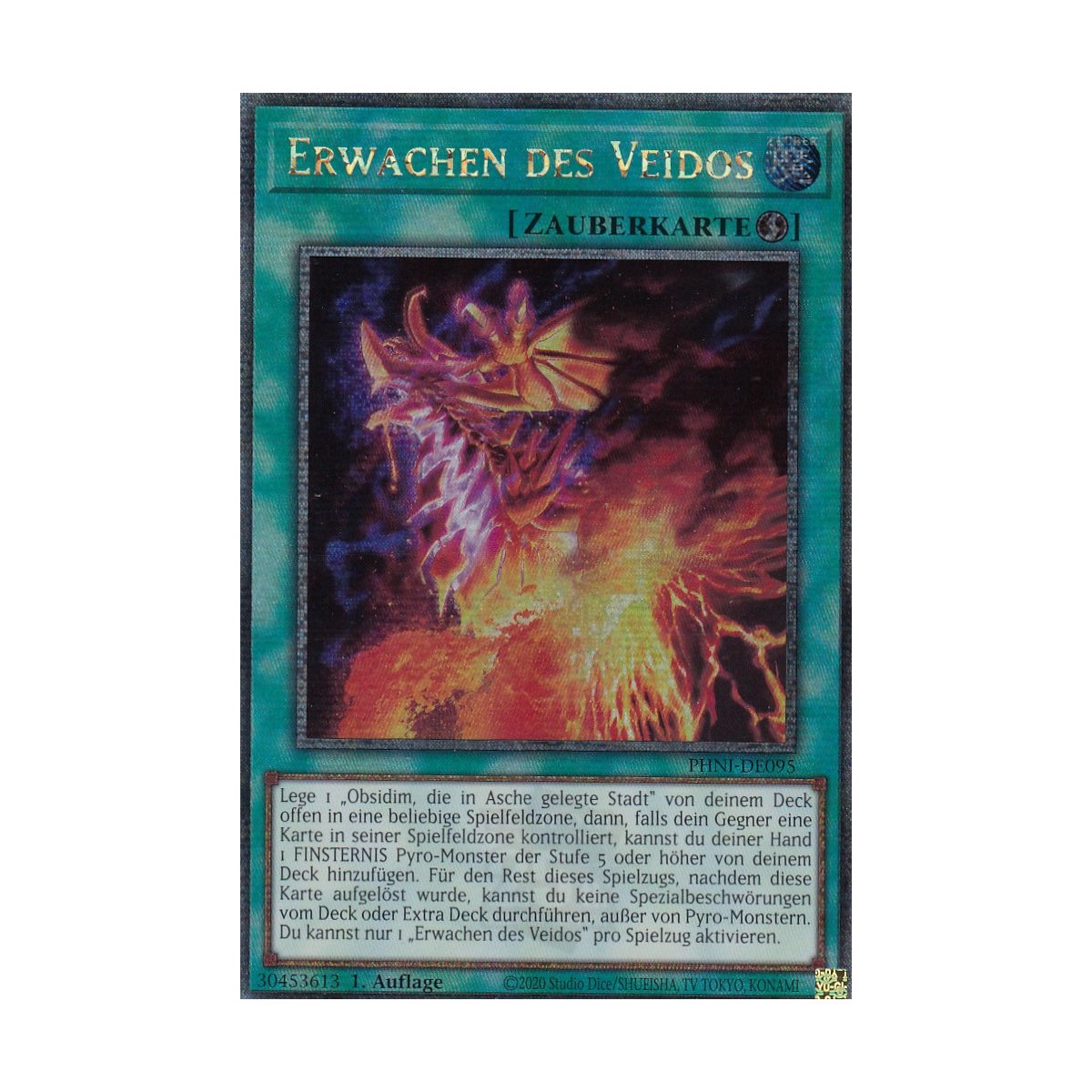 Erwachen des Veidos (Quarter Century Secret Rare) PHNI-DE095-Quarter ...