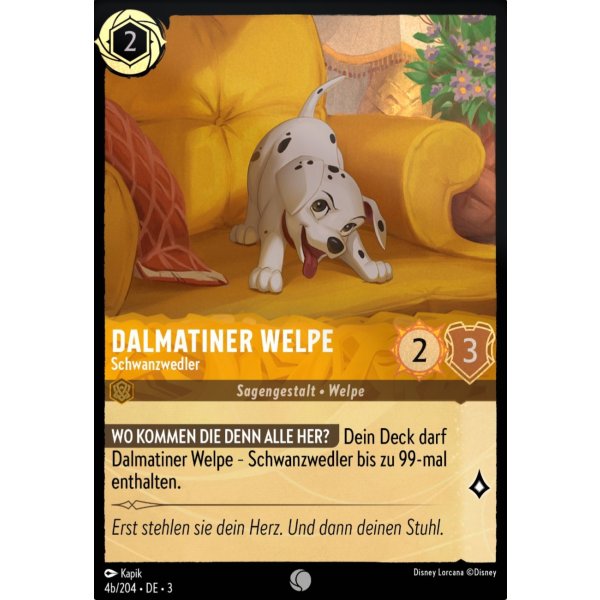 Dalmatiner Welpe - Schwanzwedler 3INK-004b-Holo 3INK-004b-Holo Die ...