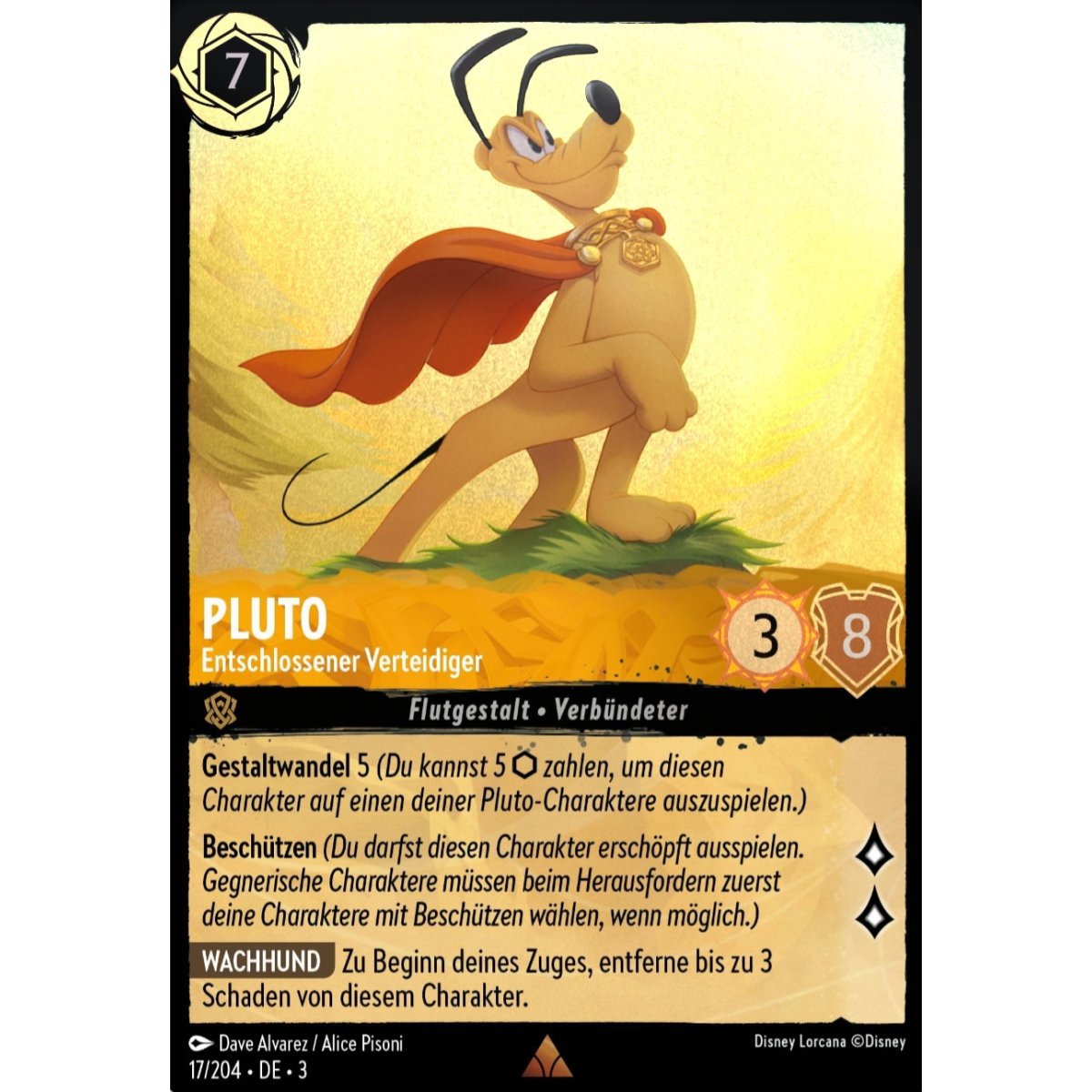 Pluto - Entschlossener Verteidiger 3INK-017-Holo 3INK-017-Holo Die ...