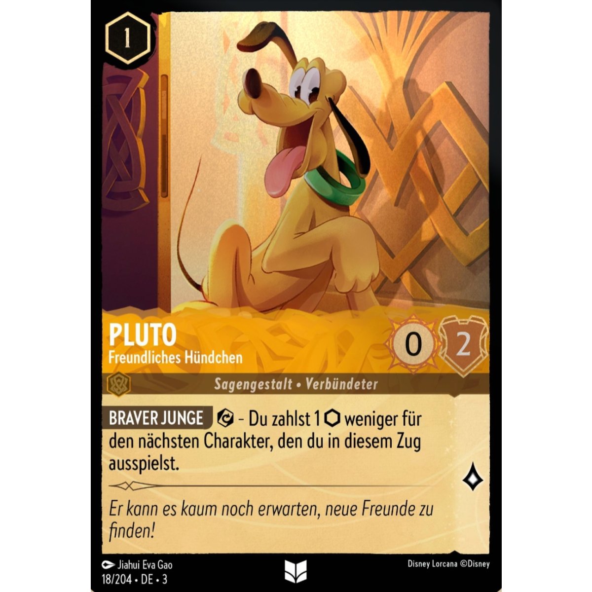 Pluto - Freundlisches Hündchen 3INK-018-Holo 3INK-018-Holo Die ...