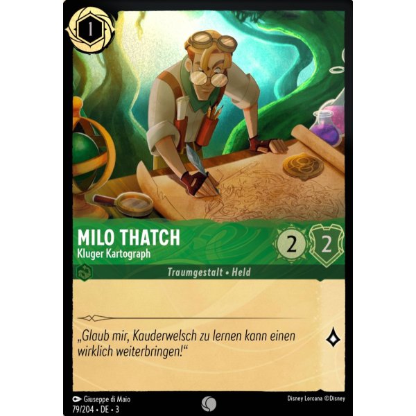 Milo Thatch - Kluger Kartograph 3INK-079-Holo 3INK-079-Holo Die ...