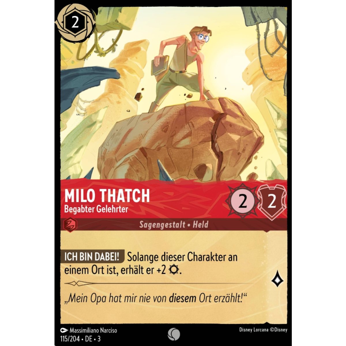 Milo Thatch - Begabter Gelehrter 3INK-115 3INK-115 Die Tintenlande kaufen