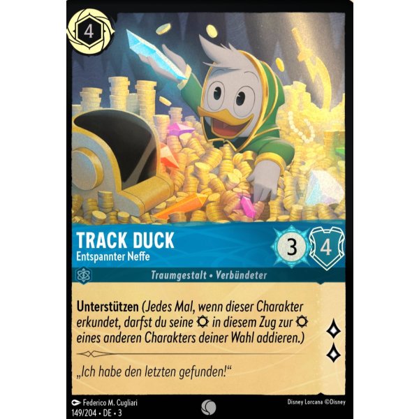 Track Duck - Entspannter Neffe 3INK-149-Holo 3INK-149-Holo Die ...