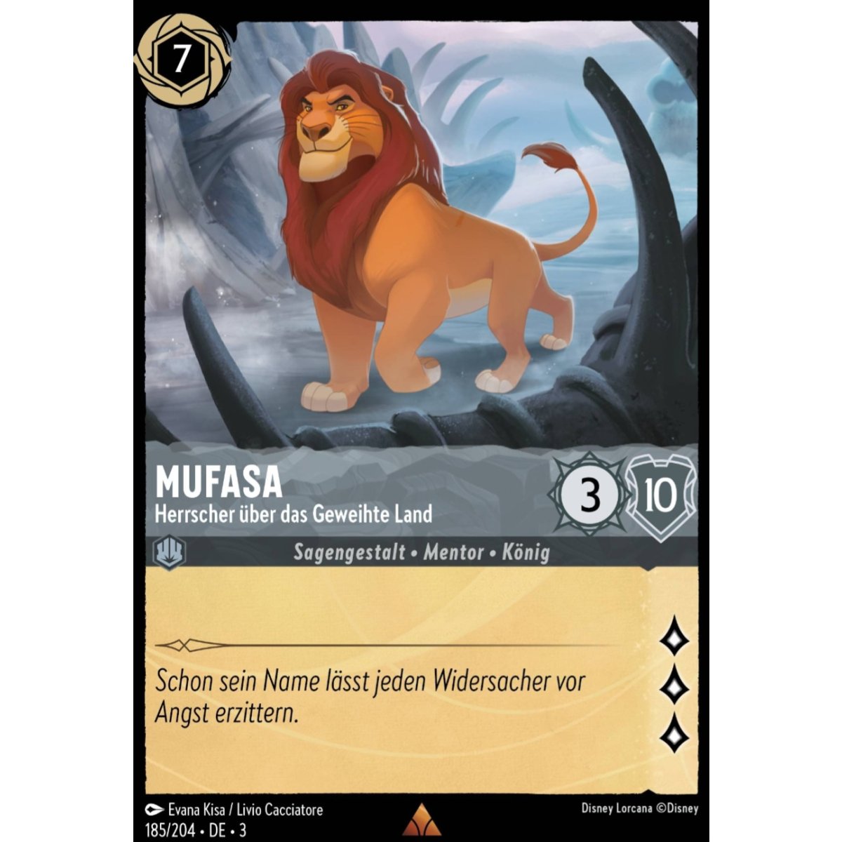 Mufasa - Herrscher über das geweihte Land 3INK-185 3INK-185 Die ...