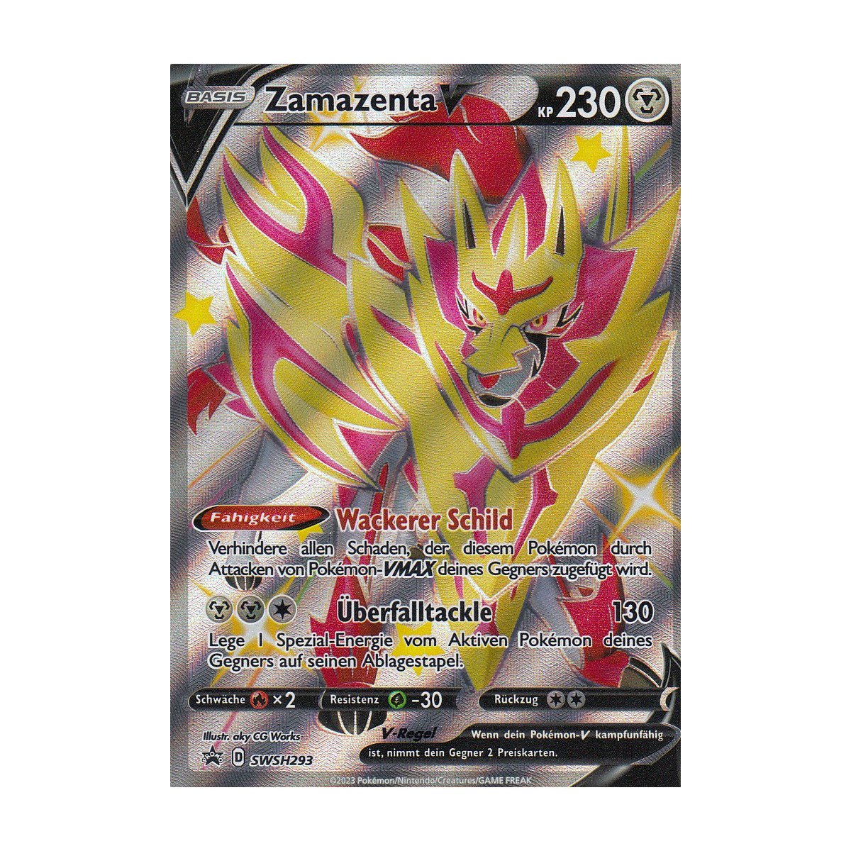 Zamazenta V SWSH293 SWSH Promos Pokemon Karte günstig kaufen