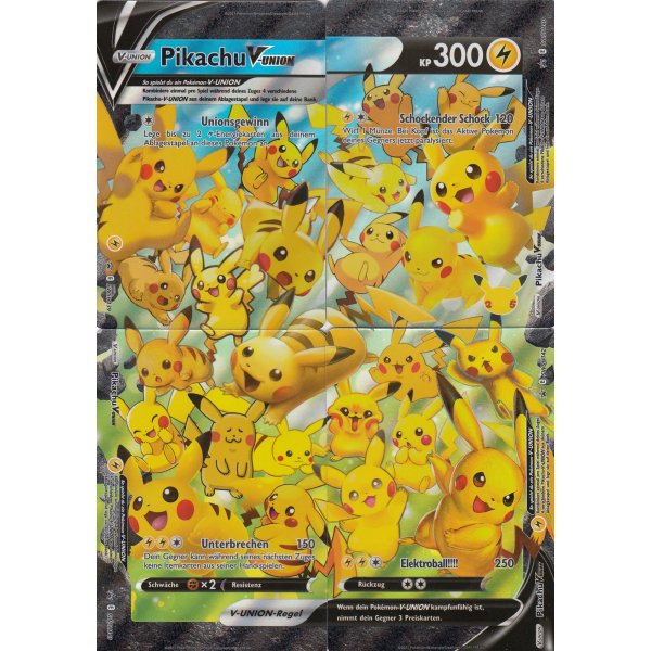 Pikachu V-Union SWSH Promos Pokemon Karte günstig kaufen