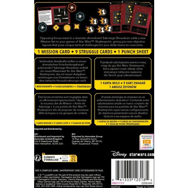 Star Wars Shatterpoint - Sabotage Showdown Miniaturenspiel-Erweiterung ...