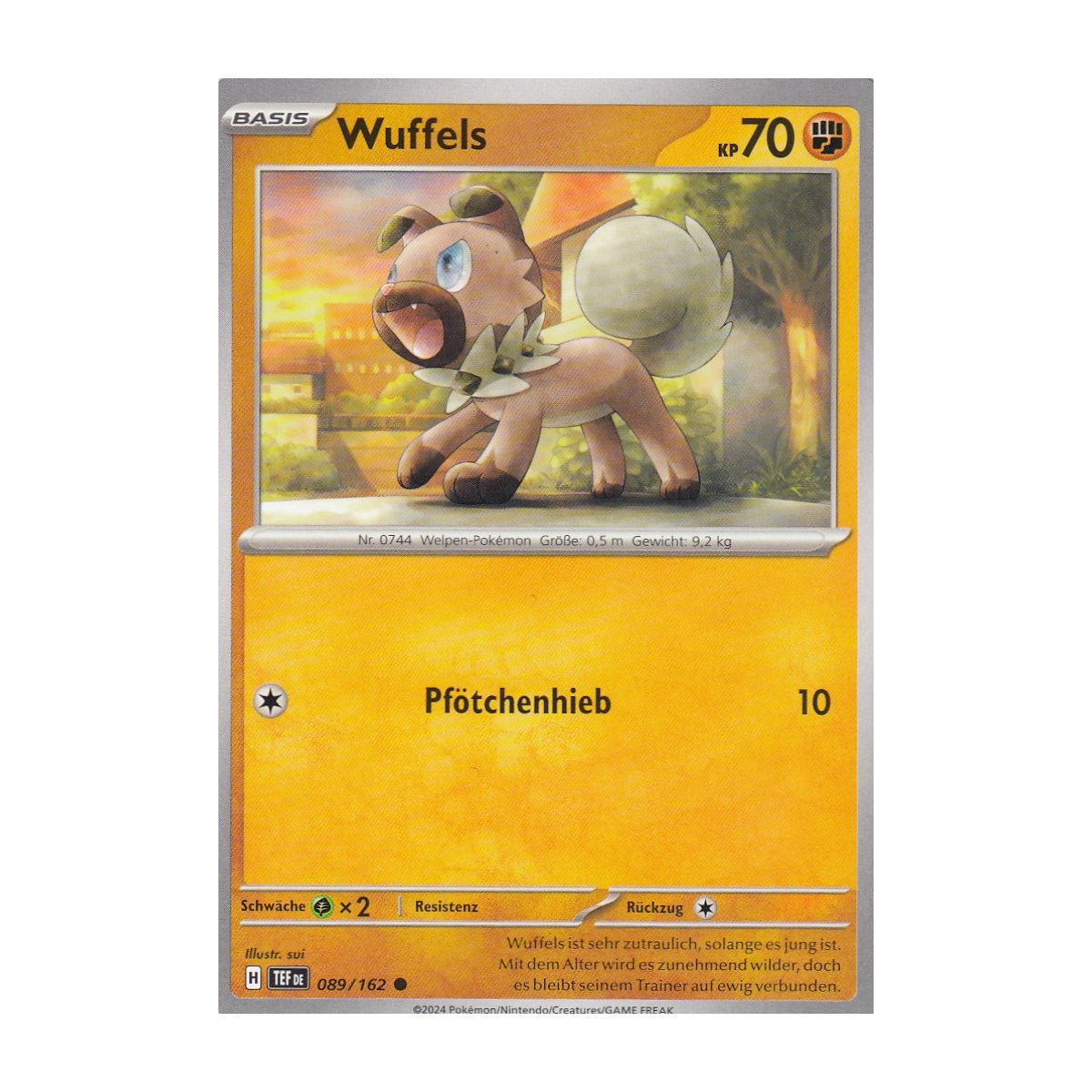 Wuffels 089/162 Gewalten der Zeit Pokemon Karte günstig kaufen