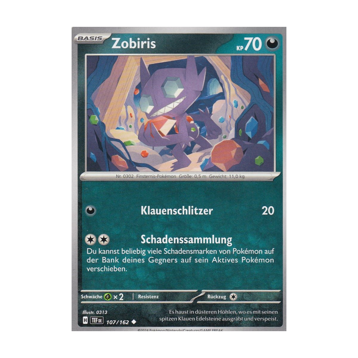 Zobiris 107/162 Gewalten der Zeit Pokemon Karte günstig kaufen