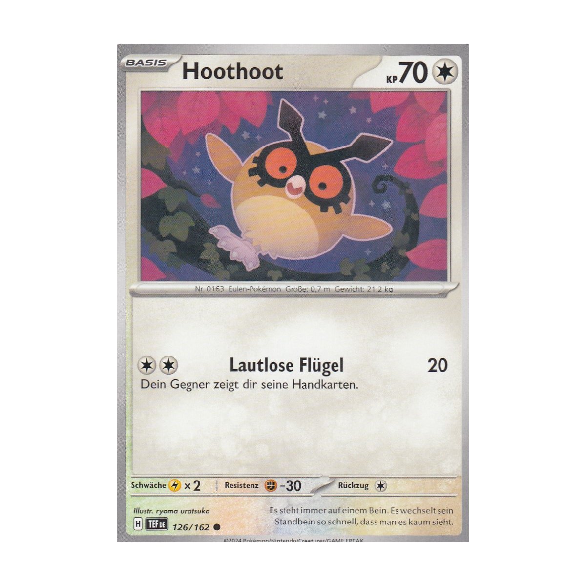 Hoothoot 126/162 Gewalten der Zeit Pokemon Karte günstig kaufen