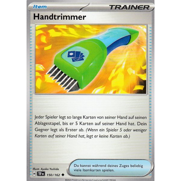Handtrimmer 150/162 Gewalten der Zeit Pokemon Karte kaufen