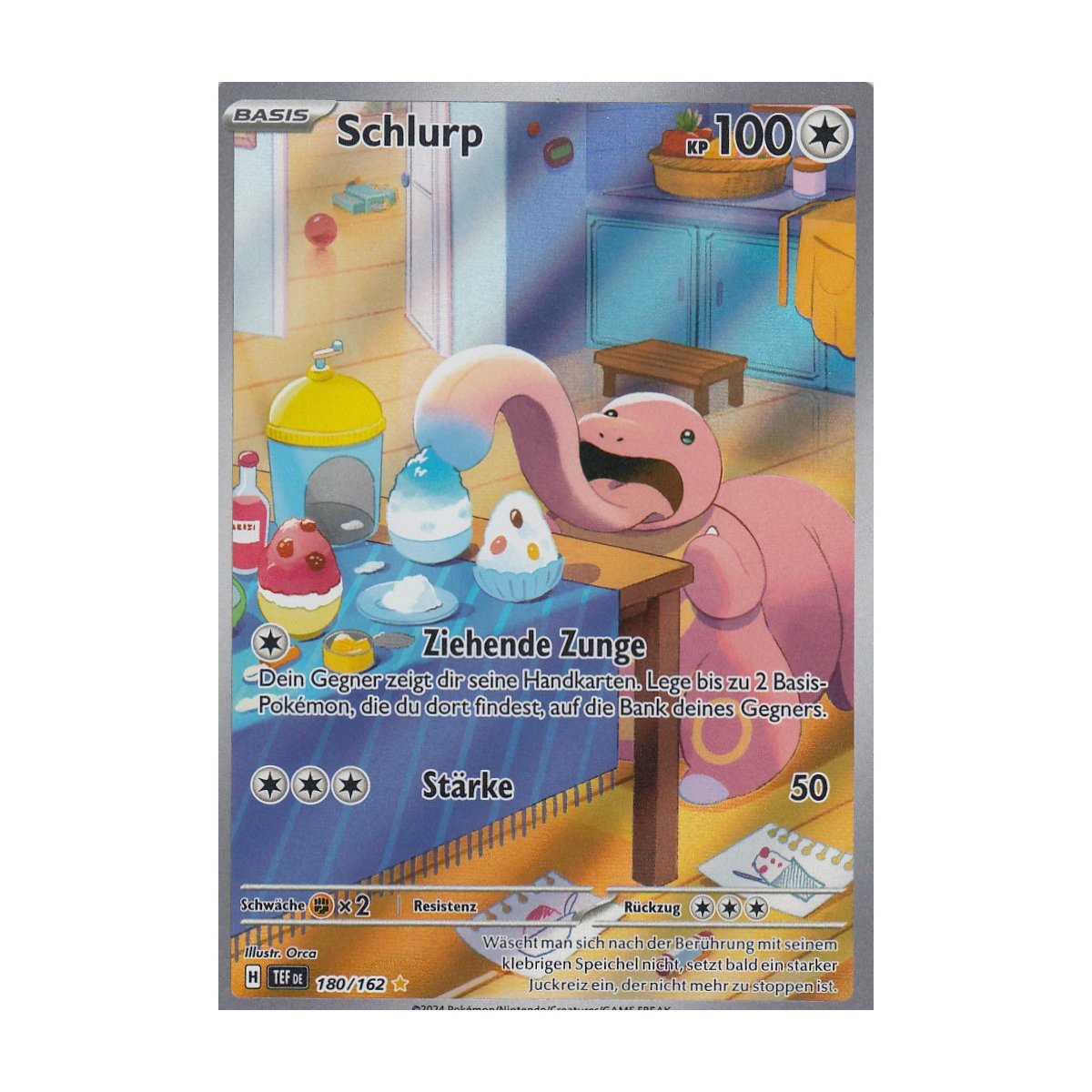 Schlurp 180/162 Illustration Rare Gewalten der Zeit Pokemon Karte kaufen