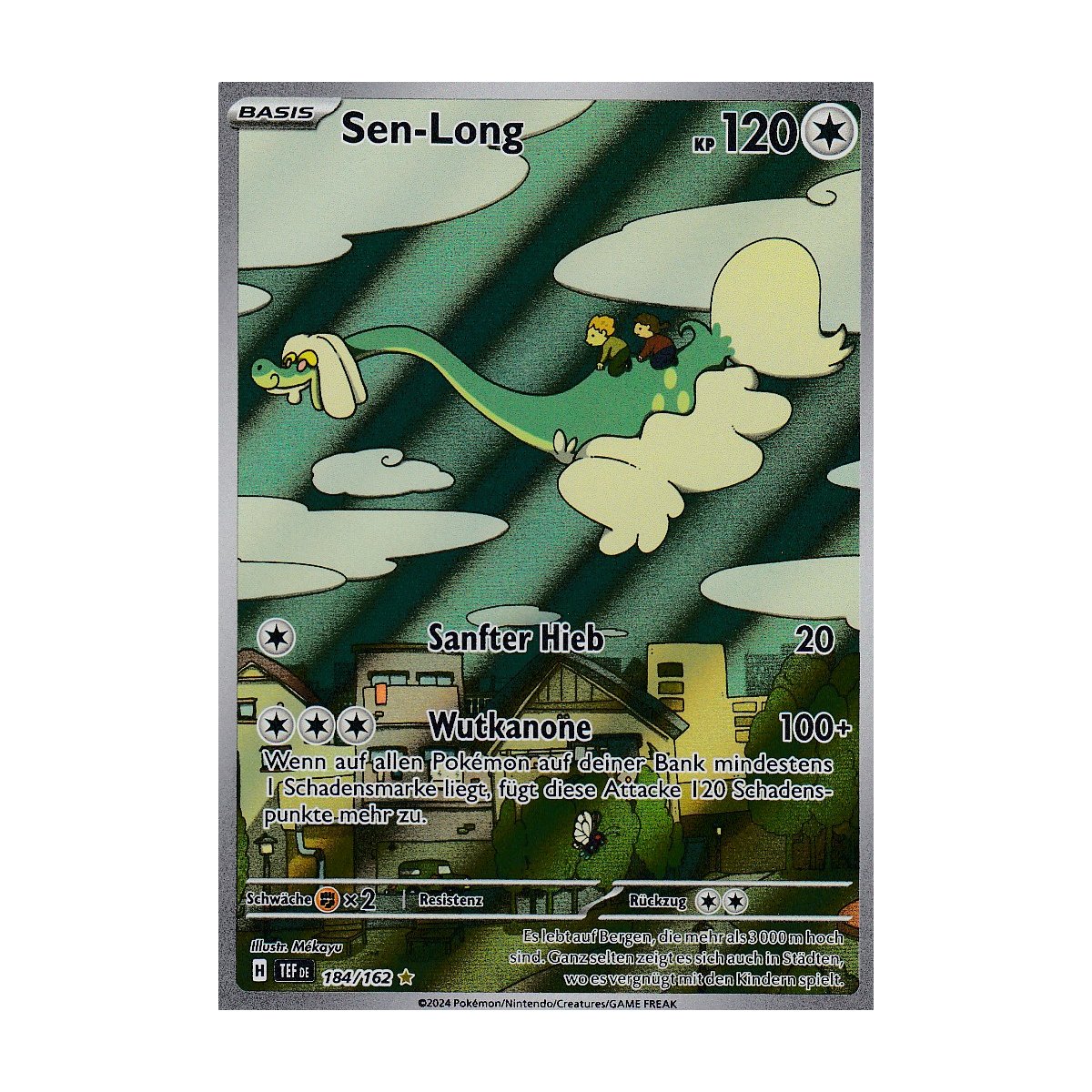 Sen-Long 184/162 Illustration Rare Gewalten der Zeit Pokemon Karte kaufen