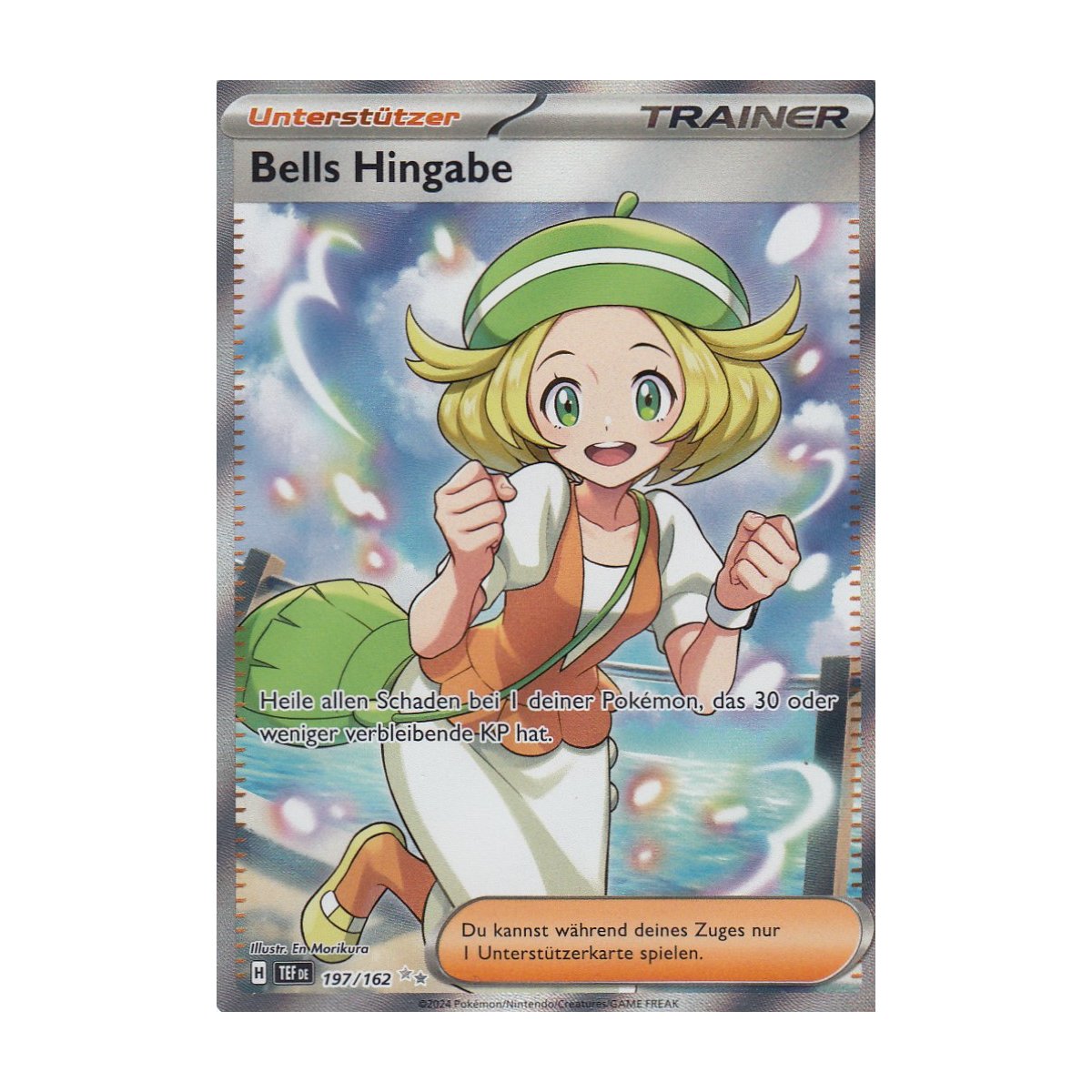 Bells Hingabe 197/162 Fullart Gewalten der Zeit Pokemon Karte kaufen