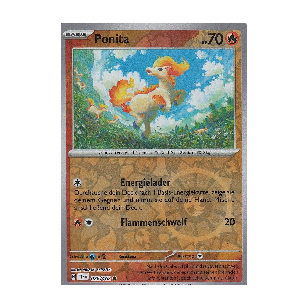 Ponita 026/162 REVERSE HOLO Gewalten der Zeit Pokemon Karte kaufen