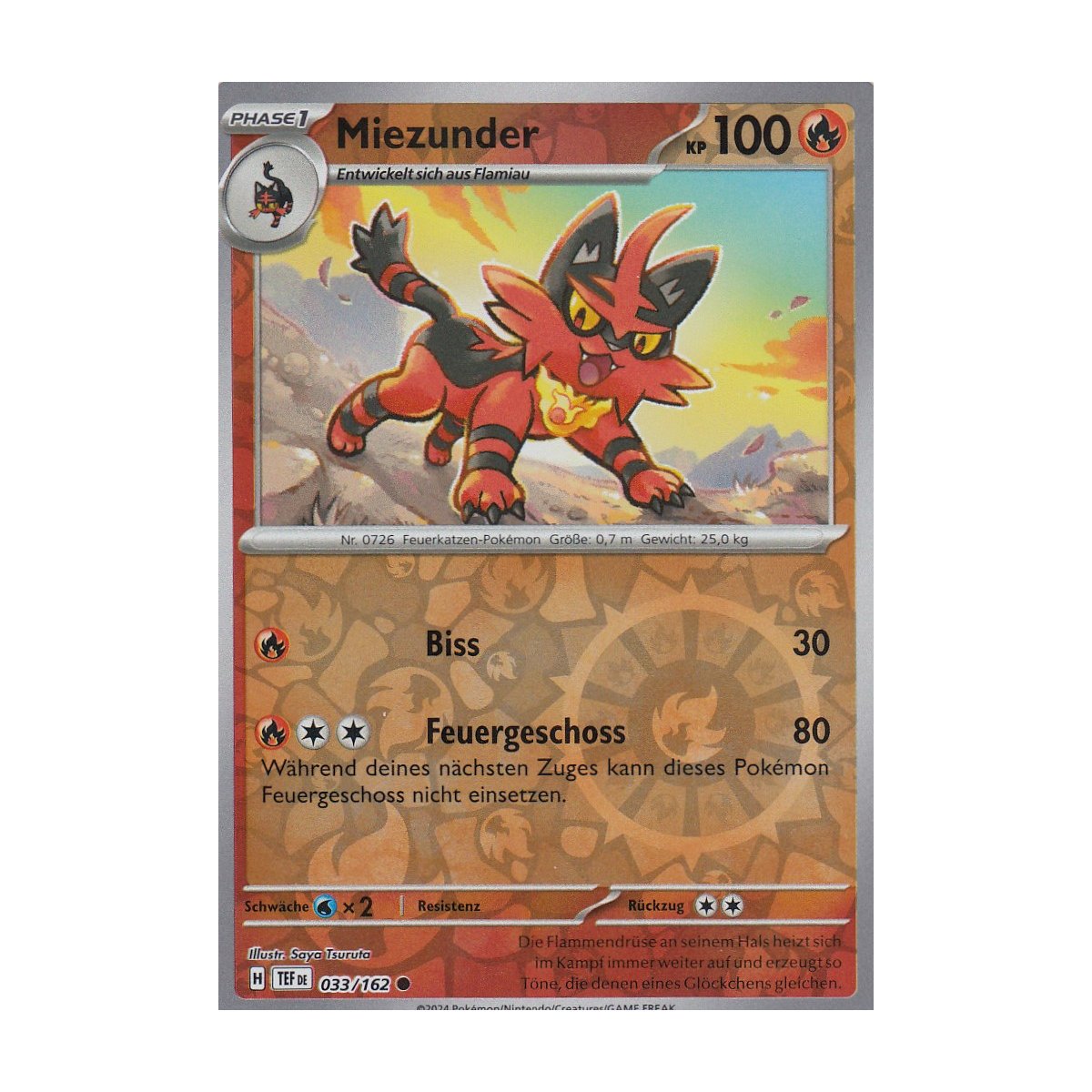 Miezunder 033/162 REVERSE HOLO Gewalten der Zeit Pokemon Karte kaufen