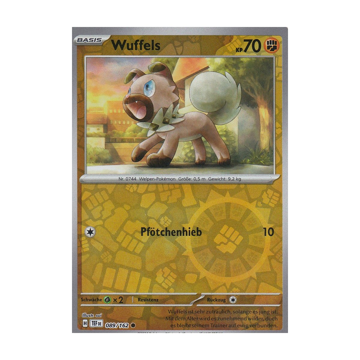 Wuffels 089/162 REVERSE HOLO Gewalten der Zeit Pokemon Karte kaufen