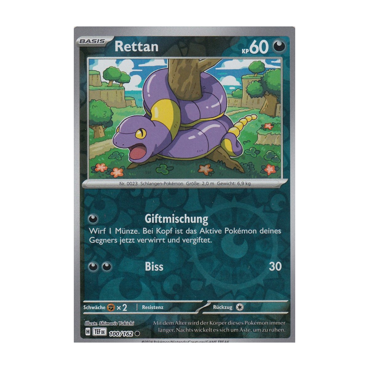 Rettan 100/162 REVERSE HOLO Gewalten der Zeit Pokemon Karte kaufen