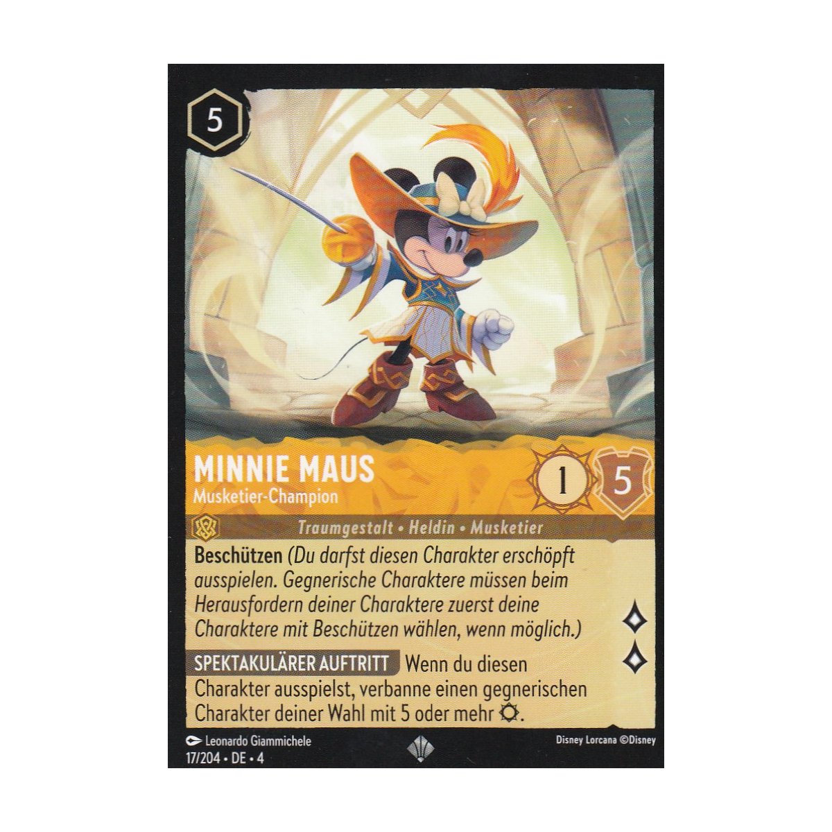 Minnie Maus - Musketier-Champion 4URS-017 4URS-017 Ursulas Rückkehr kaufen