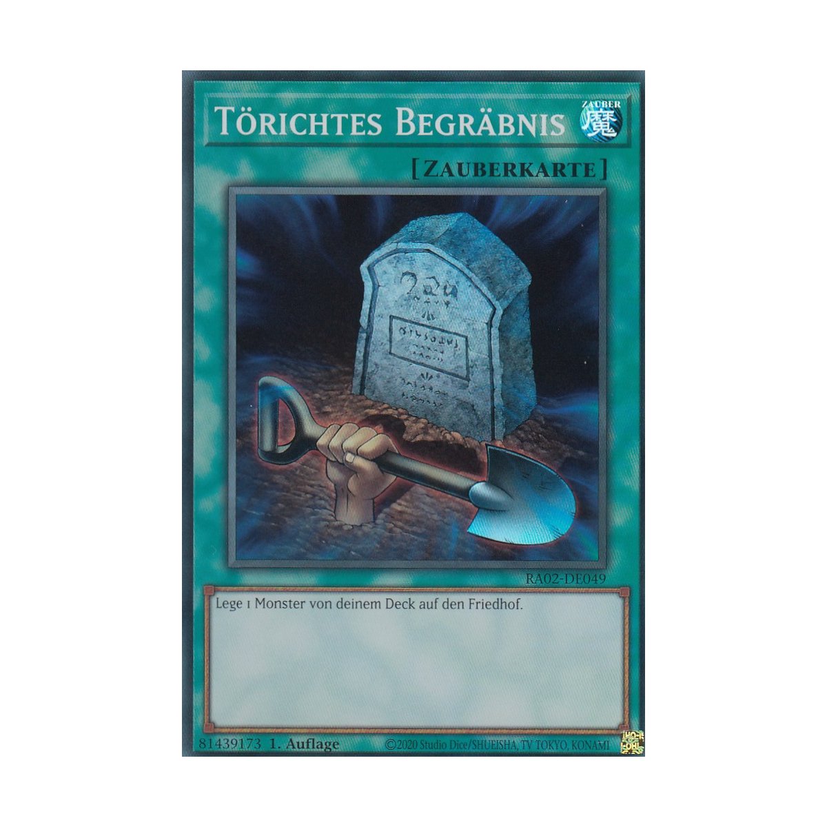 Törichtes Begräbnis RA02-DE049 V.5-Quarter-Century-Secret-Rare (Quarter ...