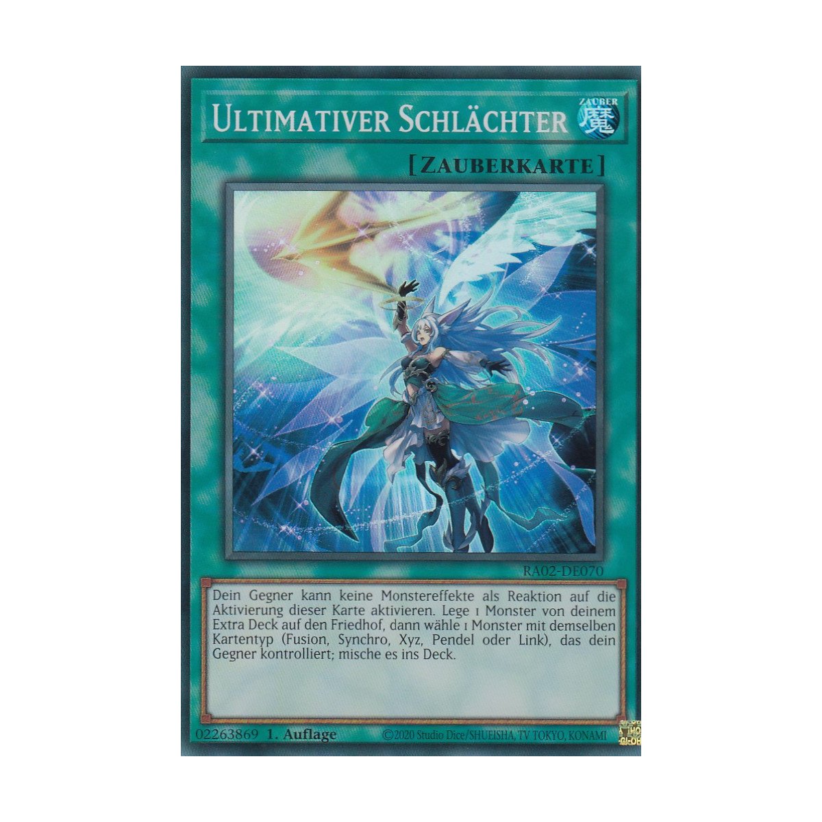 Ultimativer Schlächter RA02-DE070 V.5-Quarter-Century-Secret-Rare ...