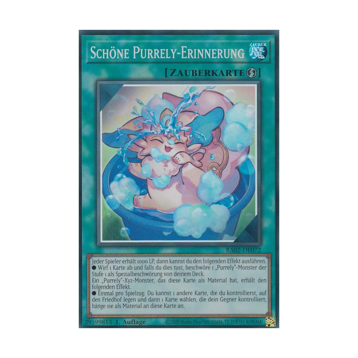 Schöne Purrely-Erinnerung RA02-DE072 V.5-Quarter-Century-Secret-Rare ...