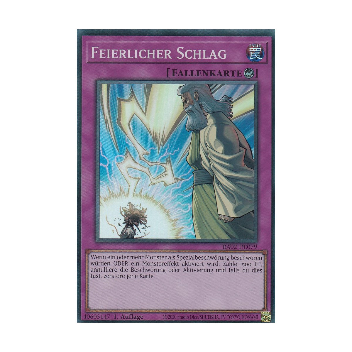 Feierlicher Schlag RA02-DE079 V.5-Quarter-Century-Secret-Rare (Quarter ...