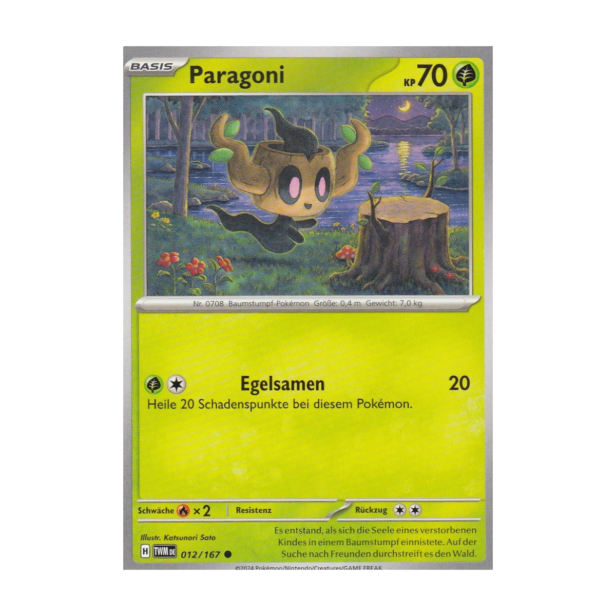 Paragoni 012/167 Maskerade im Zwielicht Pokemon Karte kaufen