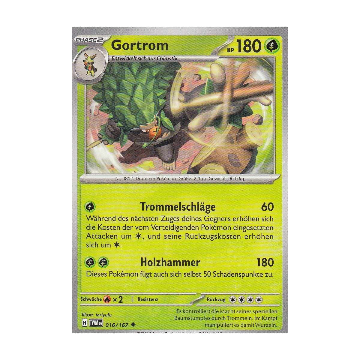 Gortrom 016/167 Maskerade im Zwielicht Pokemon Karte kaufen