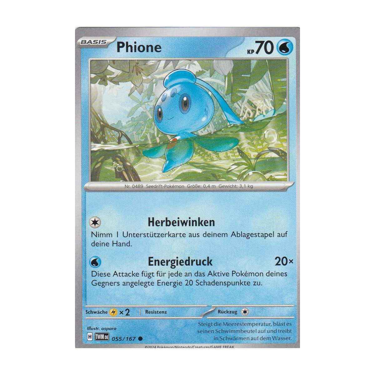Phione 055/167 Maskerade im Zwielicht Pokemon Karte kaufen