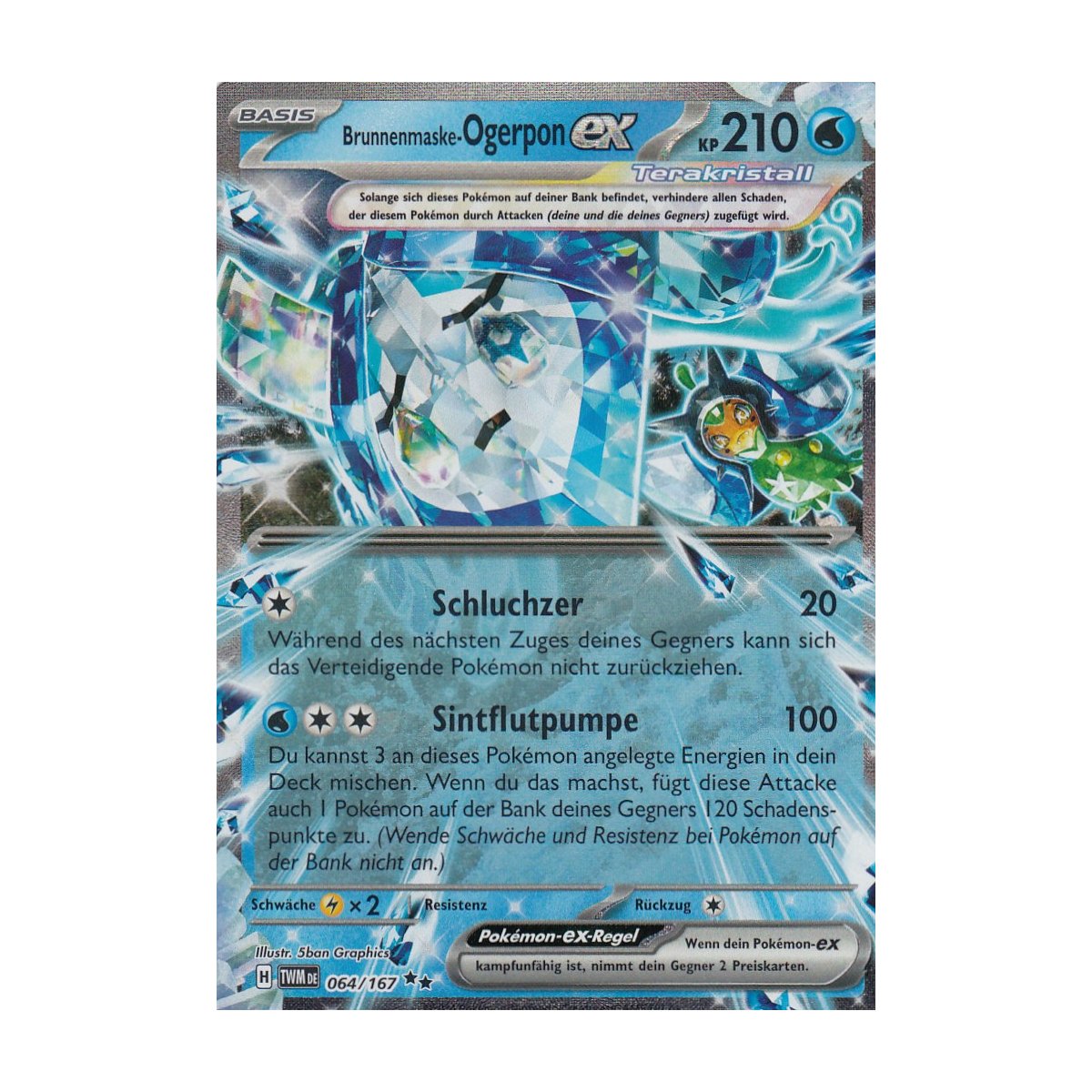 Brunnenmaske-Ogerpon-ex 064/167 Maskerade im Zwielicht Pokemon Karte kaufen