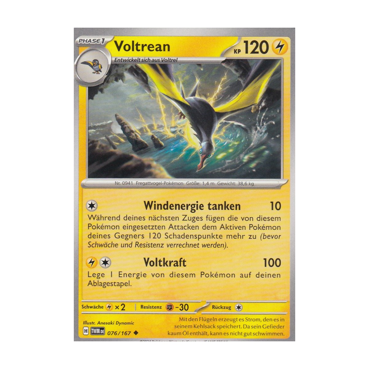 Voltrean 076/167 Maskerade im Zwielicht Pokemon Karte kaufen