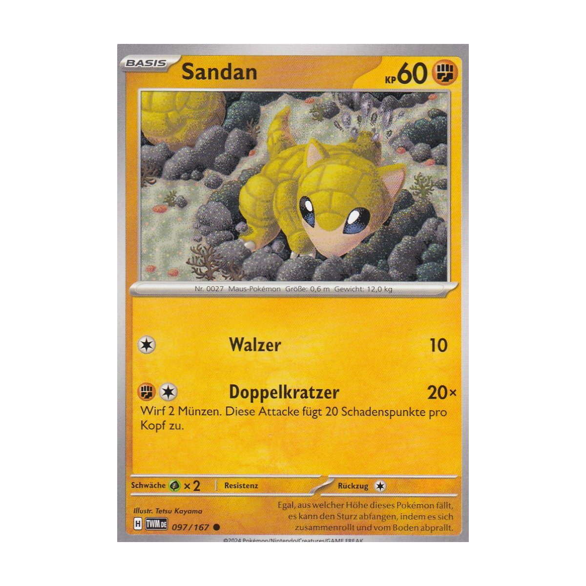 Sandan 097/167 Maskerade im Zwielicht Pokemon Karte kaufen