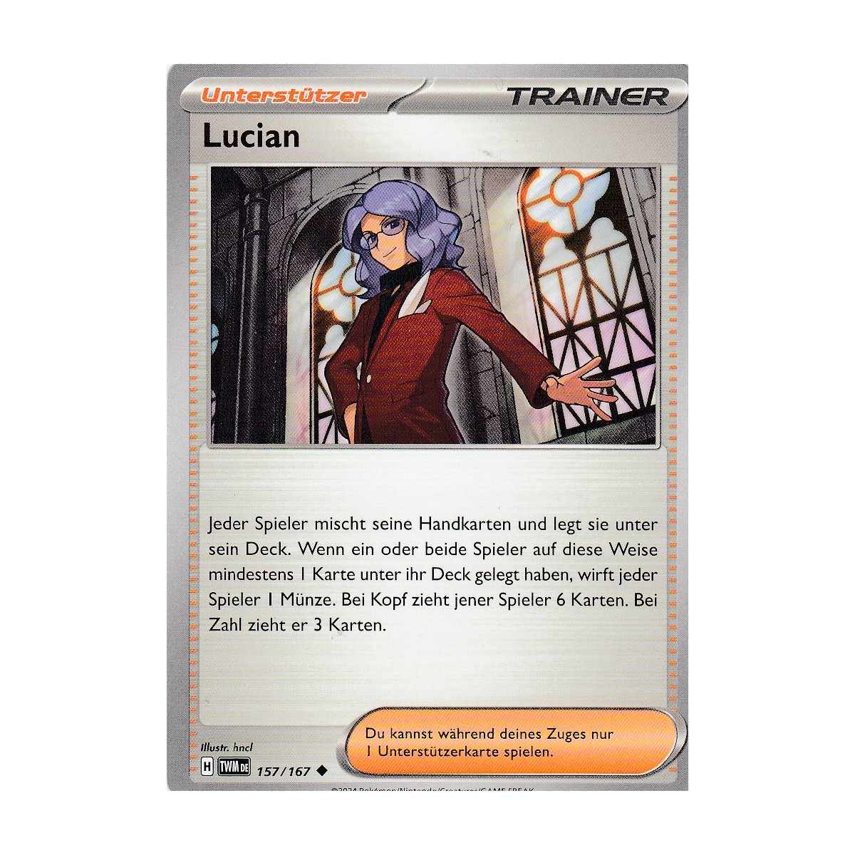 Lucian 157/167 Maskerade im Zwielicht Pokemon Karte kaufen