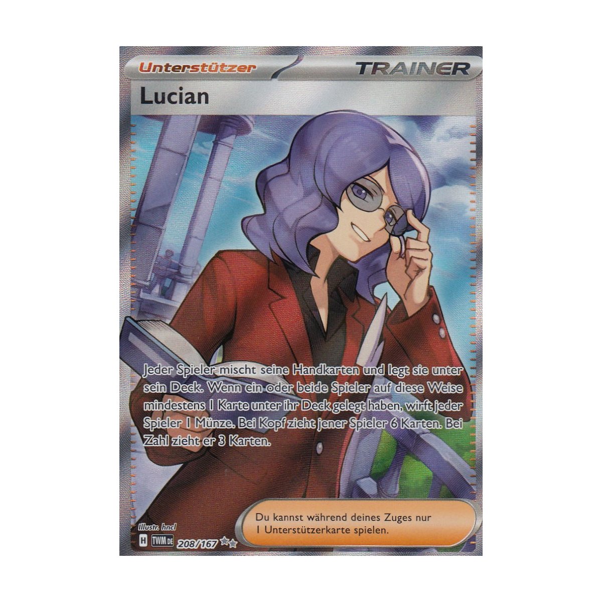 Lucian 208/167 Maskerade im Zwielicht Pokemon Karte kaufen
