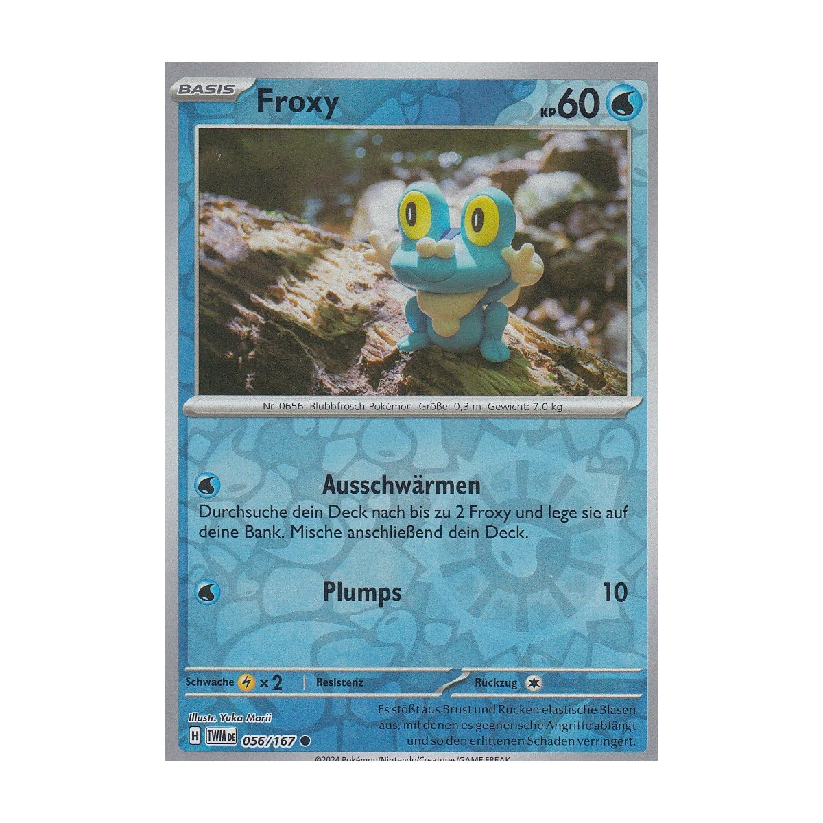 Froxy 056/167 REVERSE HOLO Maskerade im Zwielicht Pokemon Karte kaufen
